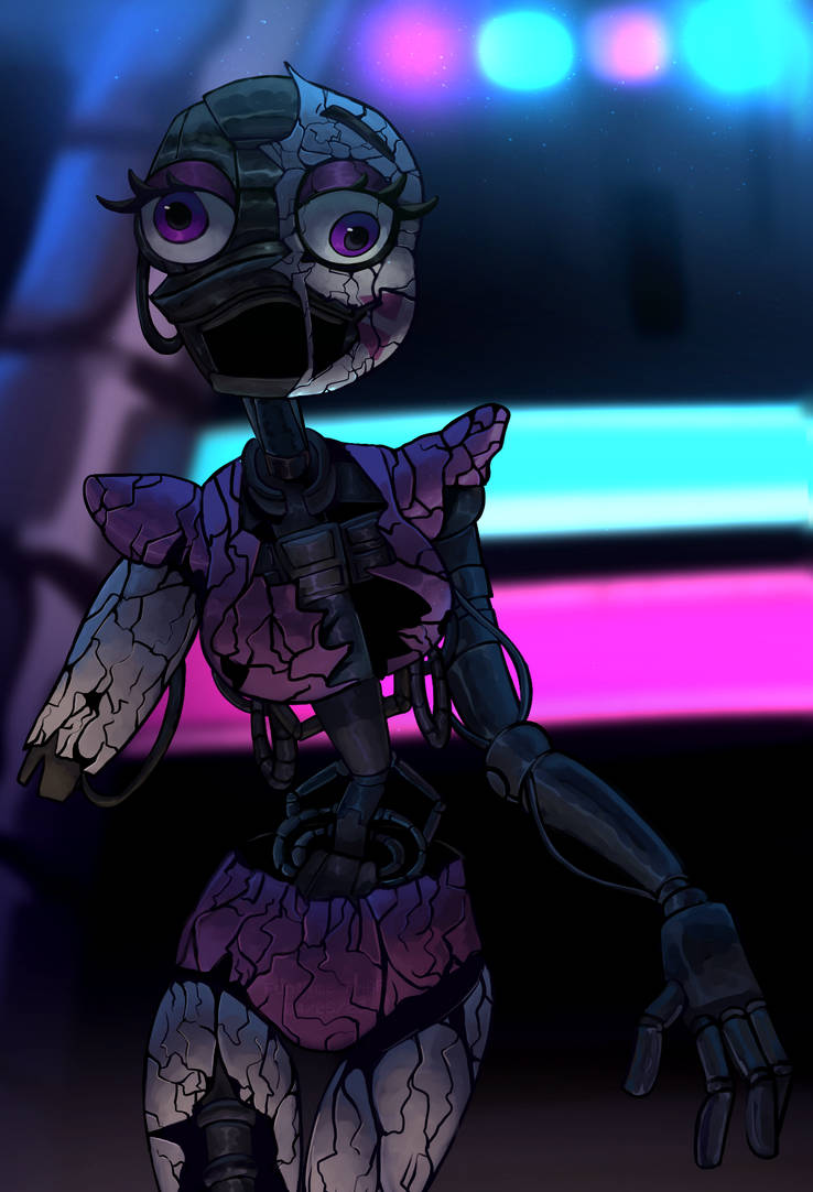 Shattered Glamrock Chica By Funtimefnaf2020 On Deviantart