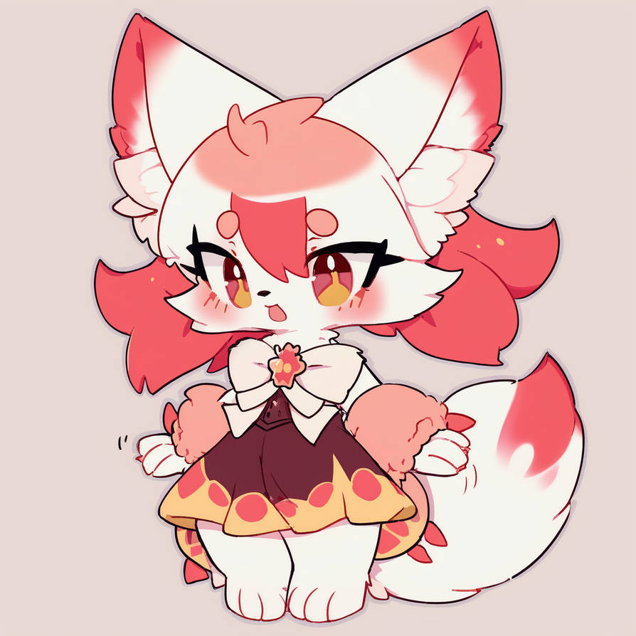 Red Fox Girl By Aifoxes On Deviantart