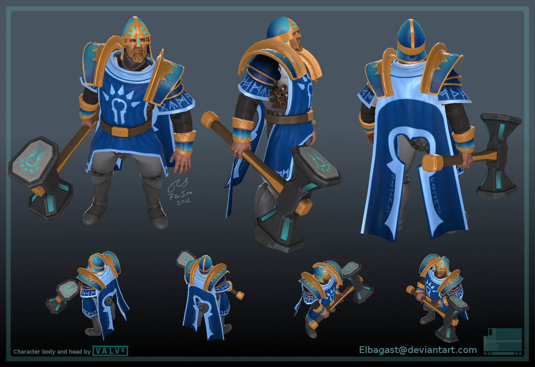 Dota 2 The Radiant Crusader By Elbagast On Deviantart