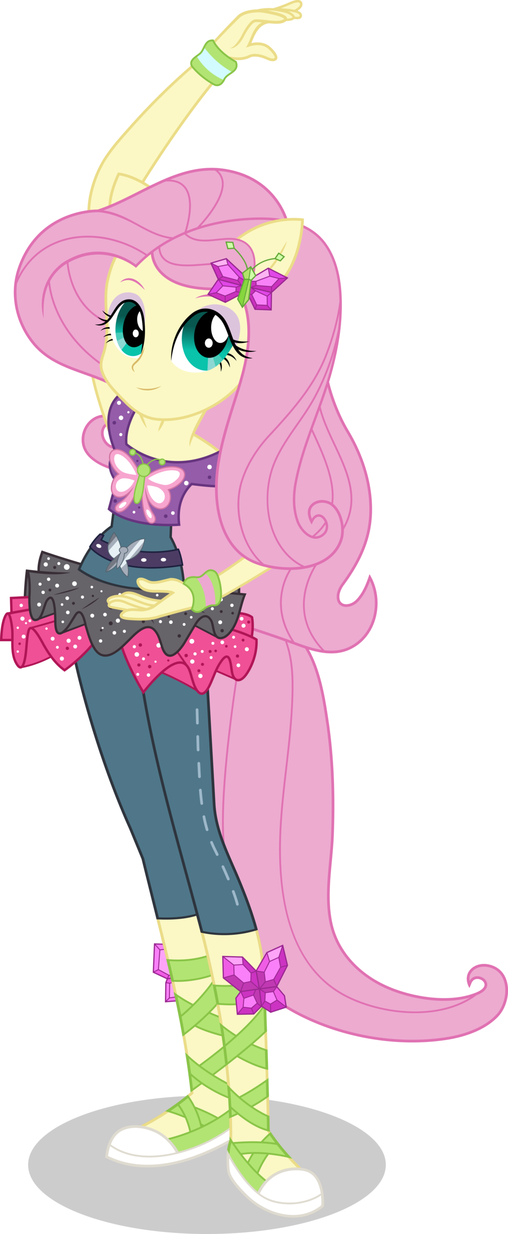 Mlp Eg Series Fluttershy Dance Magic Dress By Abigailrodrigues5375 On Deviantart