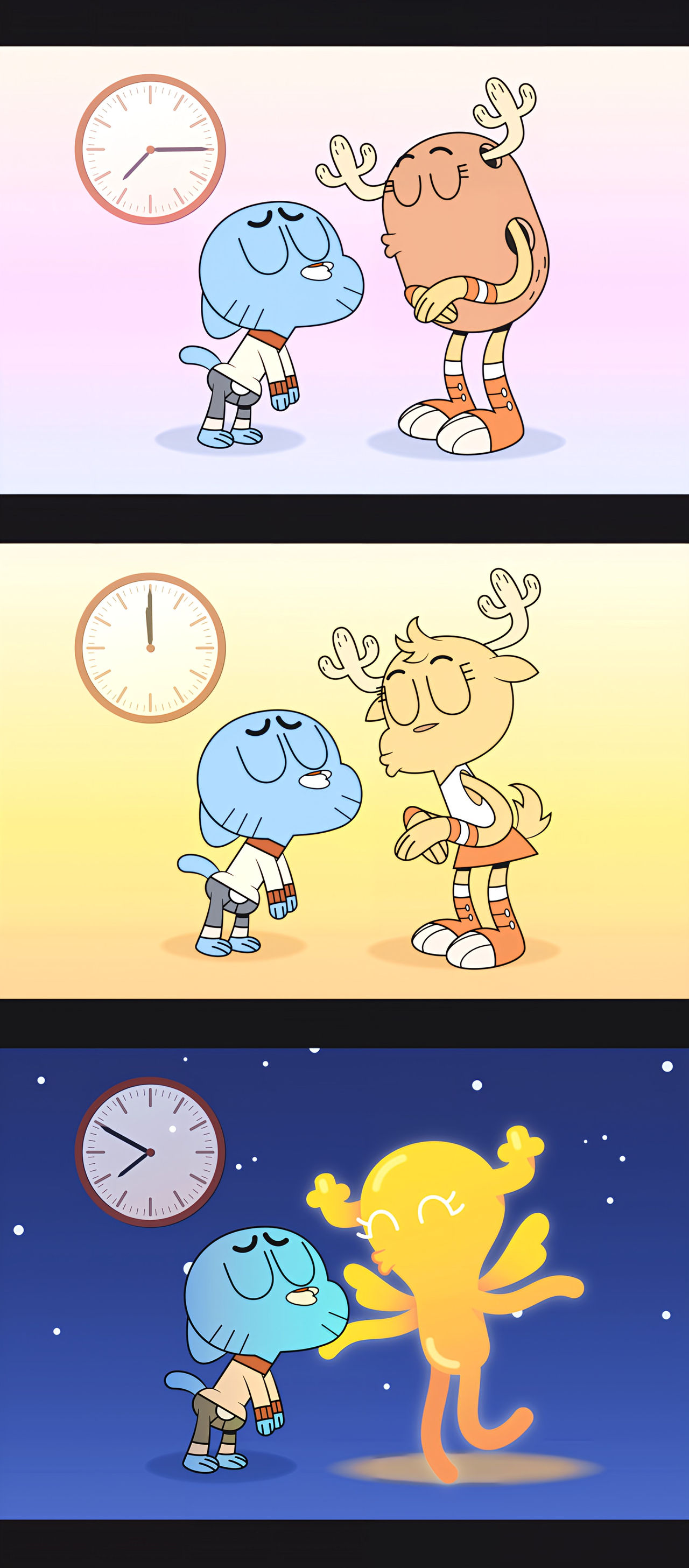 Gumball X Penny Kiss In Time By Militiaonia On Deviantart