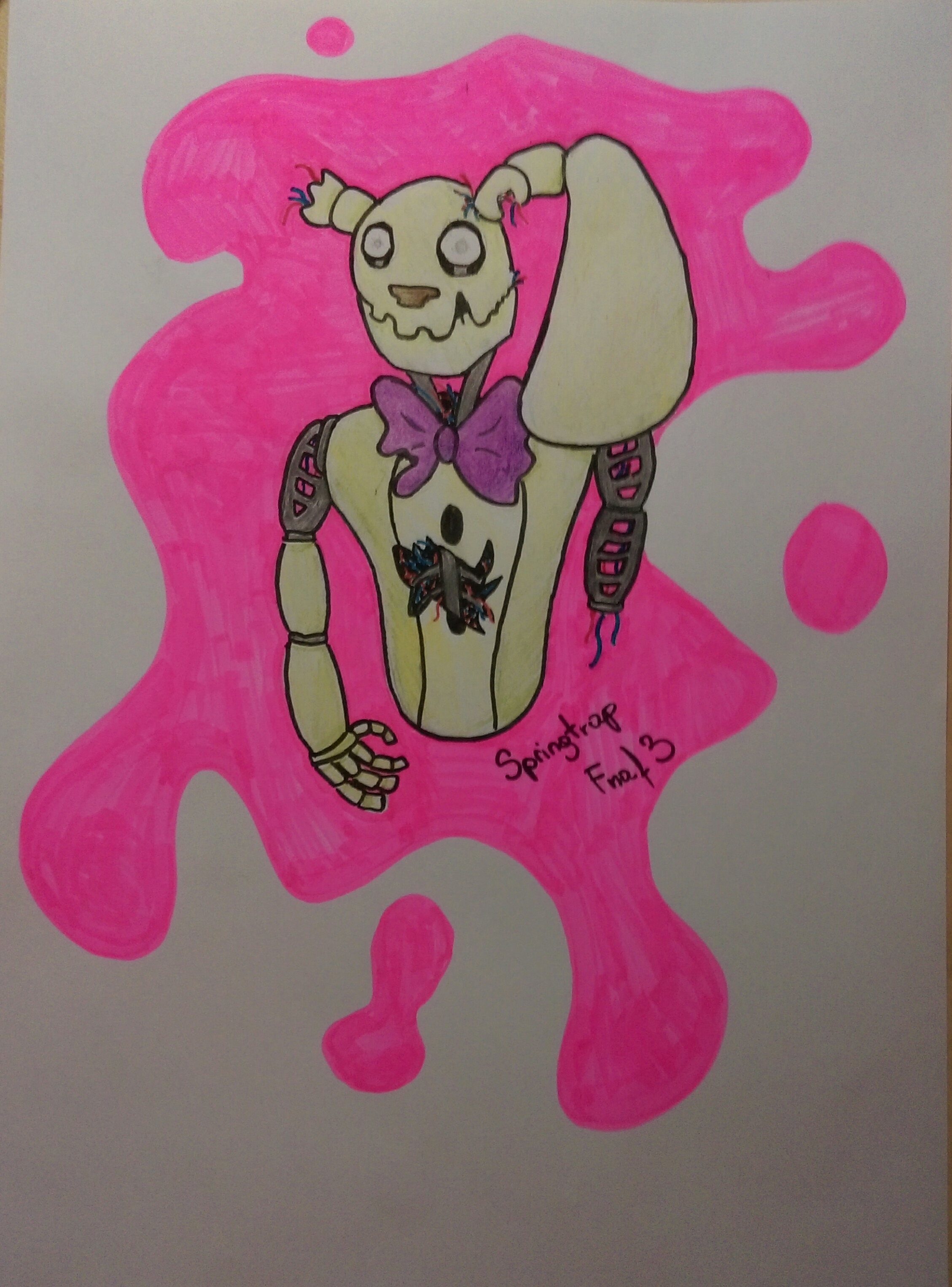 Springtrap Fnaf 3 By Monoookami On Deviantart