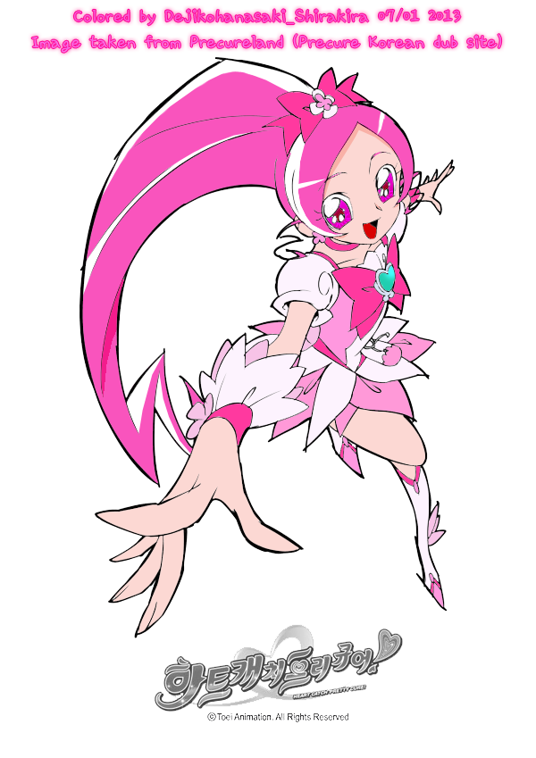 Cure Blossom Coloring By Dejikohanasaki On Deviantart