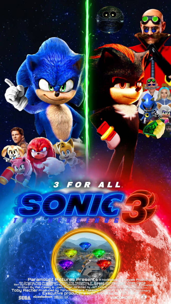 Sonic The Hedgehog 3 custom poster by Nikisawesom on DeviantArt Sonic The Hedgehog 3 custom poster by Nikisawesom on DeviantArt