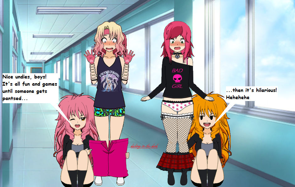 Fun And Games Pantsing By Dashing In The Dark On Deviantart