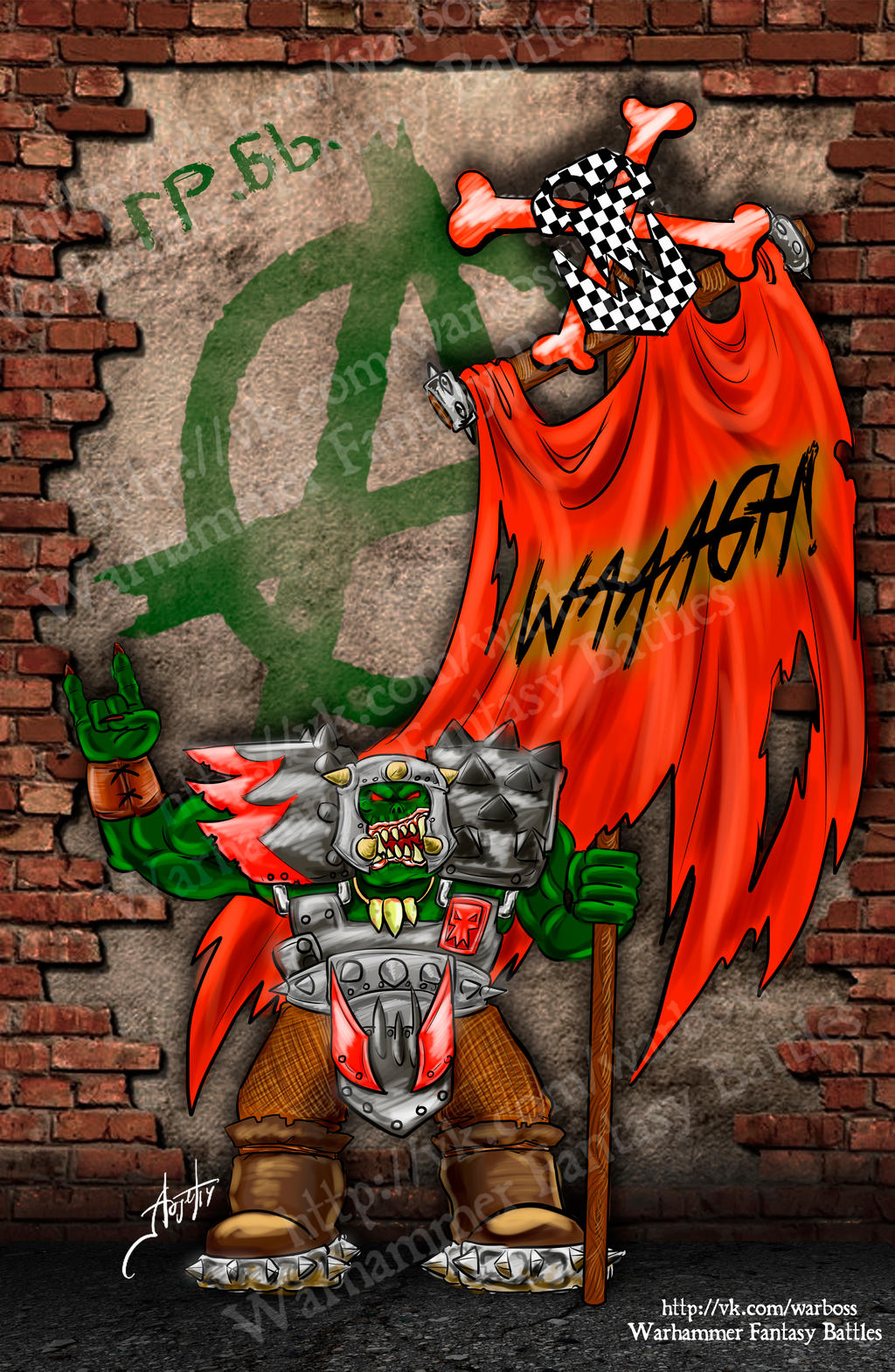 Flag Waaagh By Archget On Deviantart