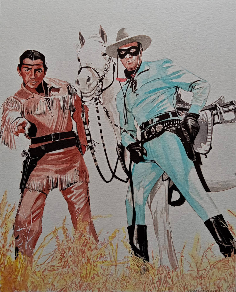 The Lone Ranger And Tonto By Gregclarkart On Deviantart