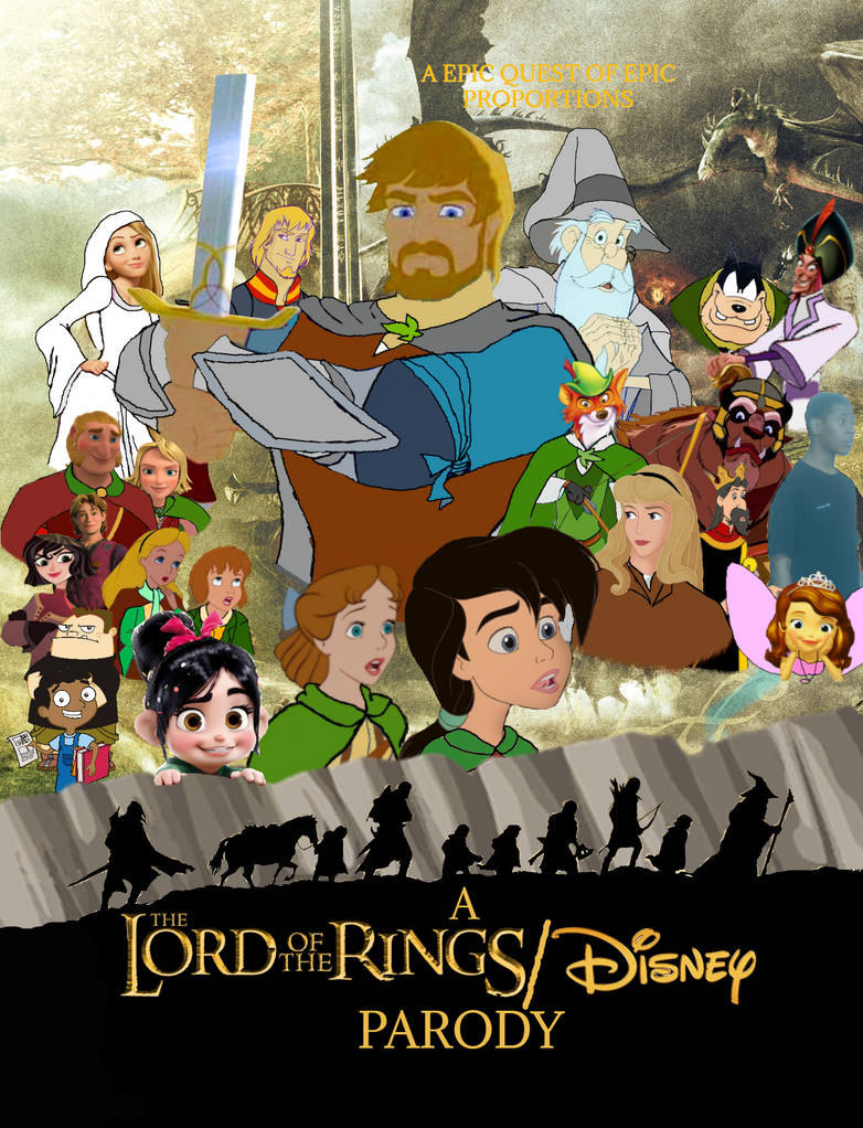 A Lord Of The Rings Disney Parody Poster2 By Awesomeokingguy On Deviantart