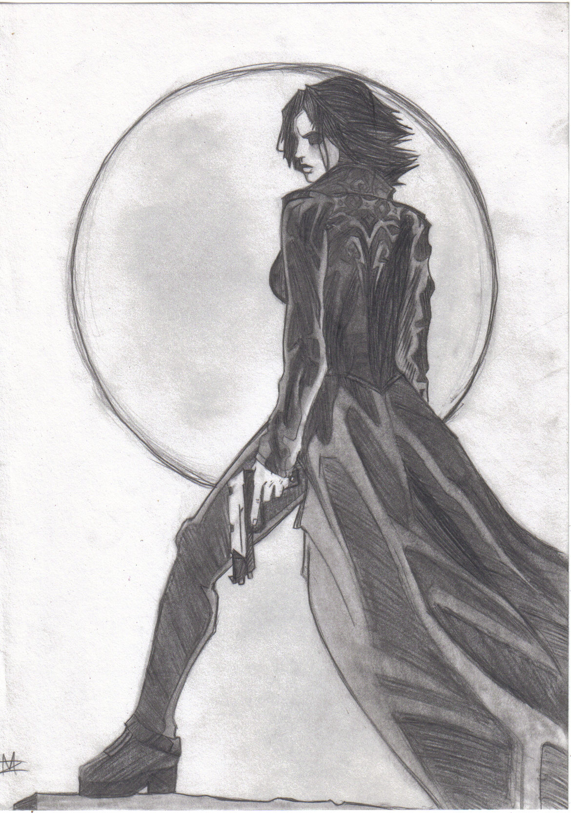 Underworld Kate Beckinsale Drawing