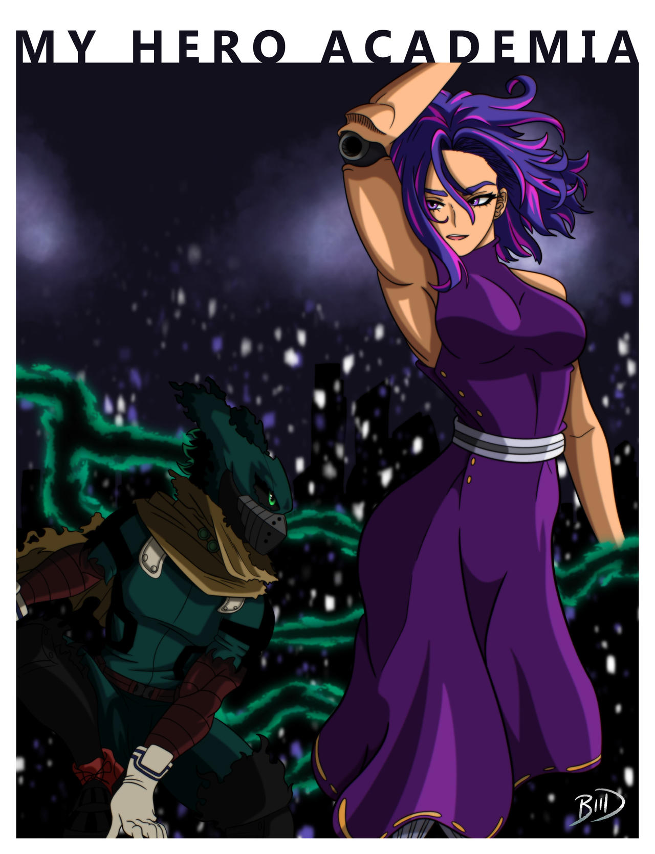Dark Deku And Lady Nagant By Nclsdraw On Deviantart