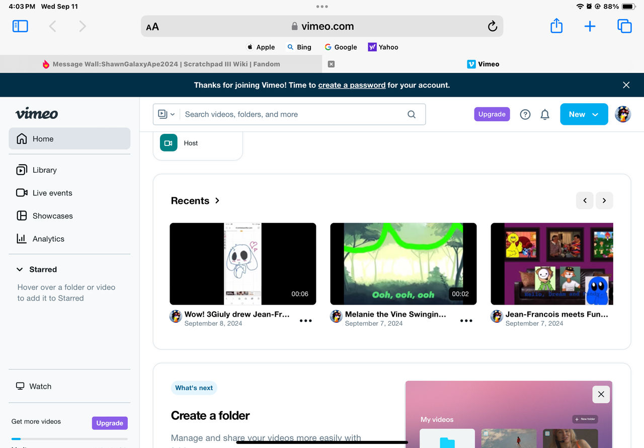 Vimeo uploading best by ShawnTheNoellaFan on DeviantArt Vimeo uploading best by ShawnTheNoellaFan on DeviantArt