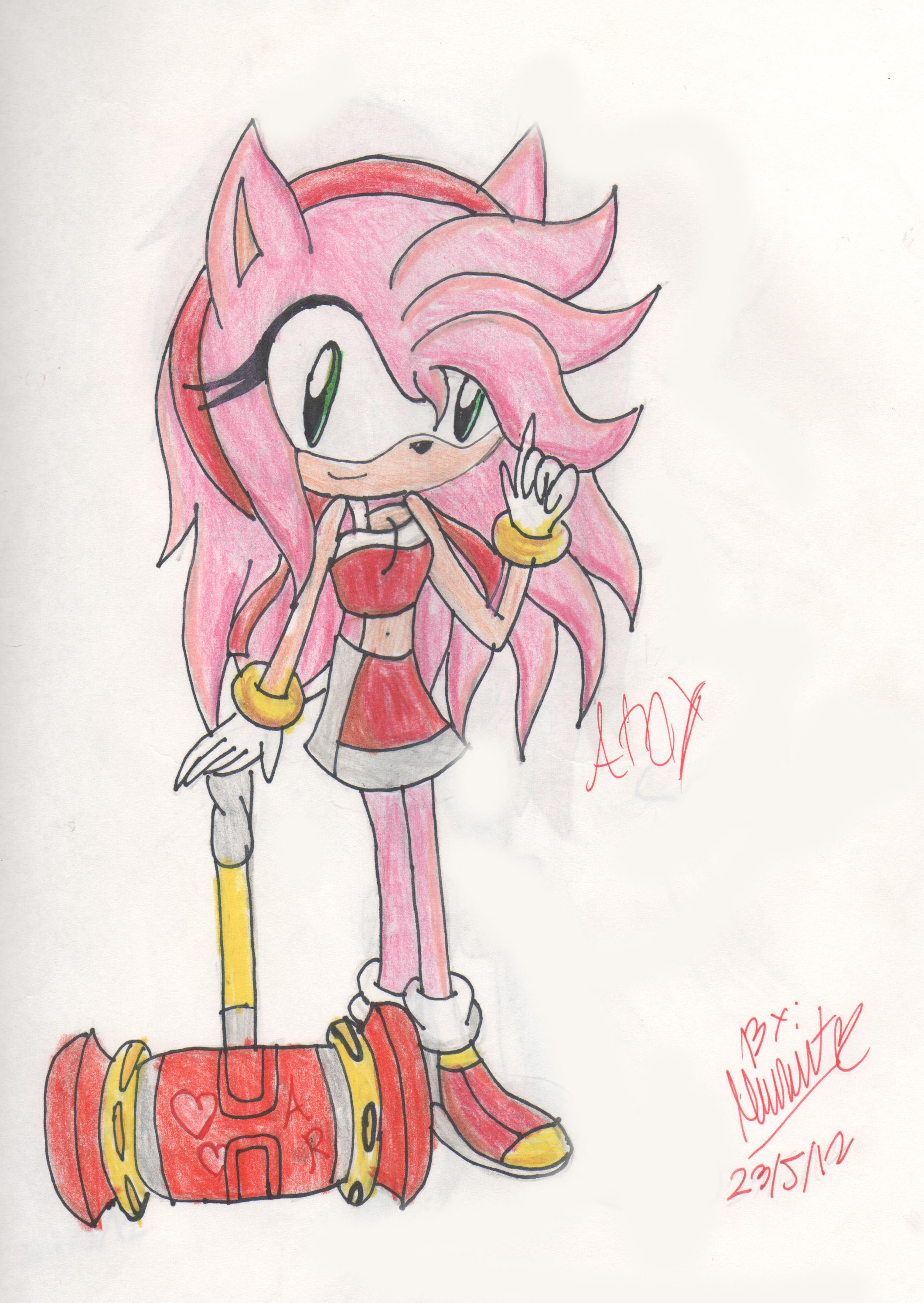 Amy Rose 15 Years By Monsethehedgehog On Deviantart