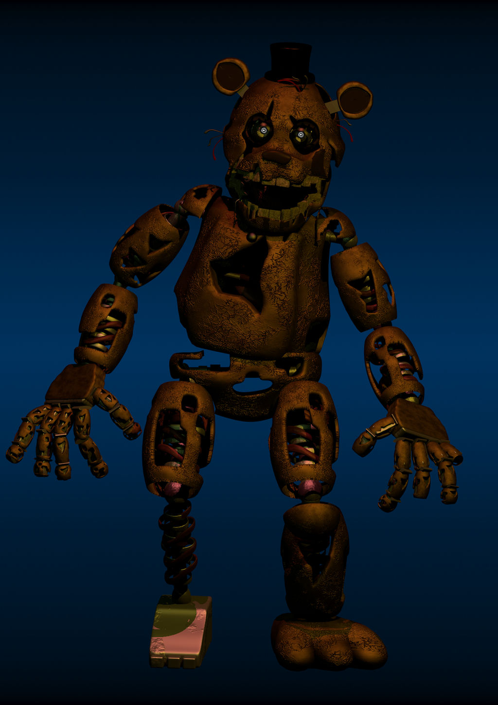 BearTrap V2 model full body by GamerulFredbear on DeviantArt BearTrap V2 model full body by GamerulFredbear on DeviantArt