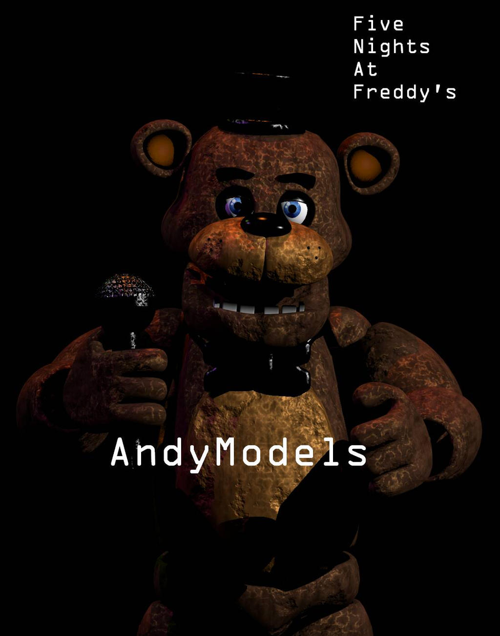 Freddy Fazbear-FNAF1 Model by GamerulFredbear on DeviantArt Freddy Fazbear-FNAF1 Model by GamerulFredbear on DeviantArt