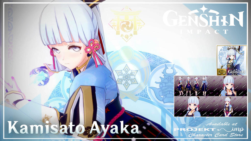 Koikatsu Genshin Impact ~ Kamisato Ayaka By Syncvloid On Deviantart