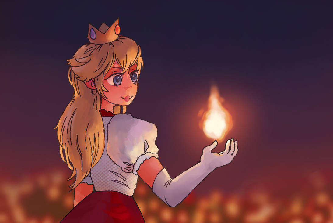 Princess Peach Redraw By Luminous Potato On Deviantart