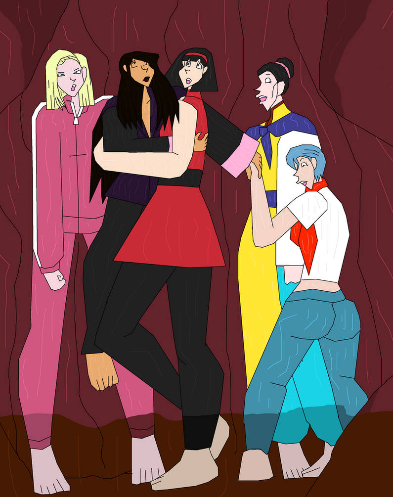 Videl Android 18 Bulma Chi Chi And Jordan Ate By Jd High On Deviantart