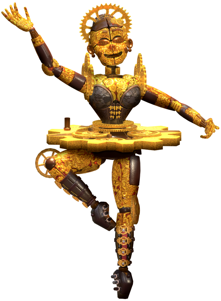 Fnaf Ar Clockwork Ballora Full Body By Enderziom2004 On Deviantart