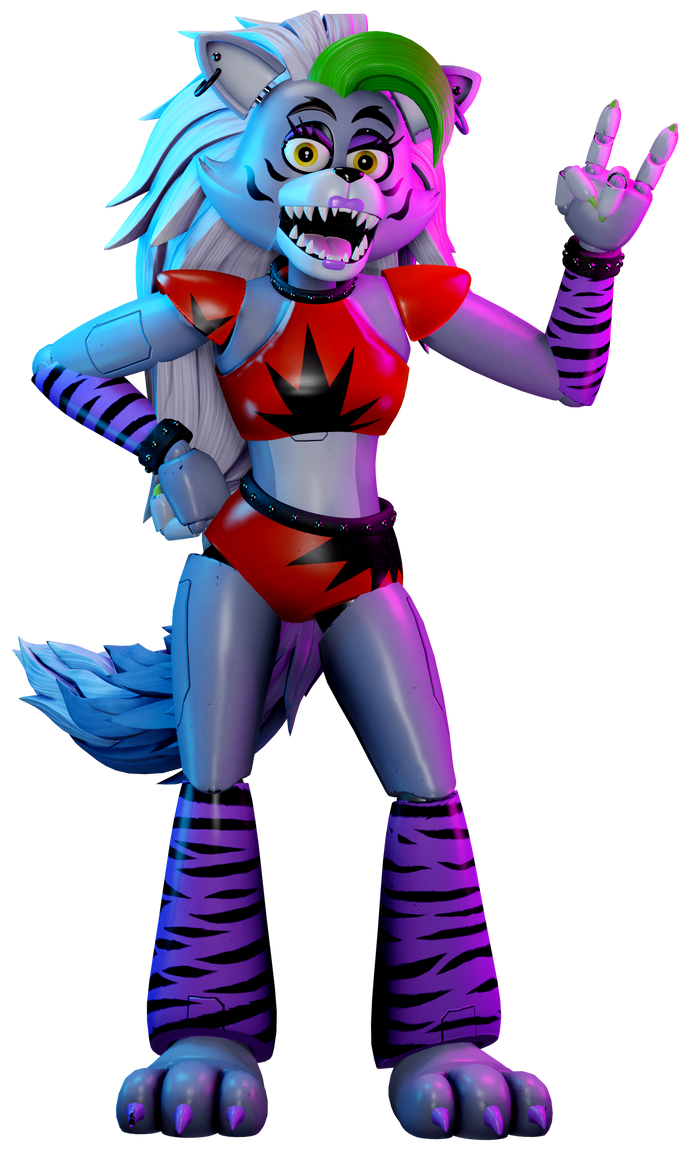 Fnaf Sb Roxy Full Body By Enderziom2004 On Deviantart