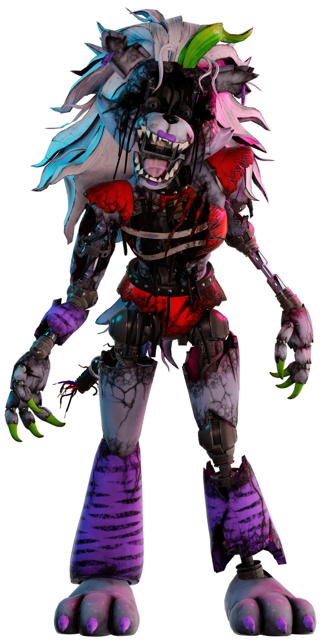 Fnaf Sb Shattered Roxy Full Body By Enderziom2004 On Deviantart