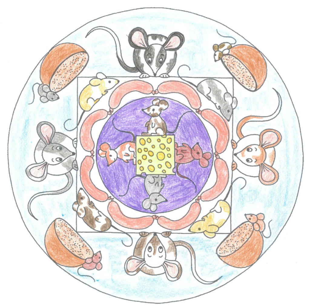 Mandala mice by Lysanda-Leau on DeviantArt Mandala mice by Lysanda-Leau on DeviantArt