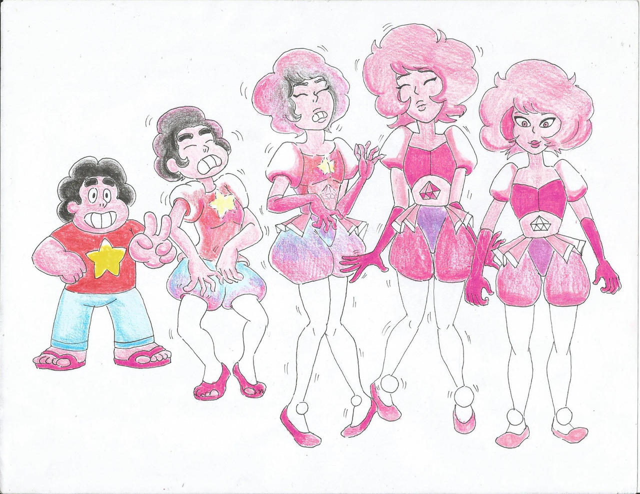 Tg Steven To Pink Diamond By Jimmyharper12 On Deviantart