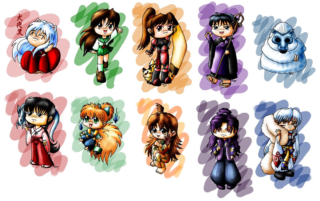 Inuyasha Chibis Galore By Ah Kaziya On Deviantart