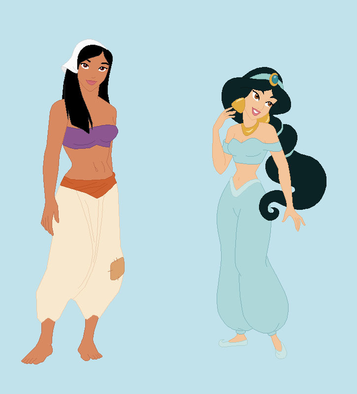 Female Aladdin And Jasmine By Dinalfos5 On Deviantart