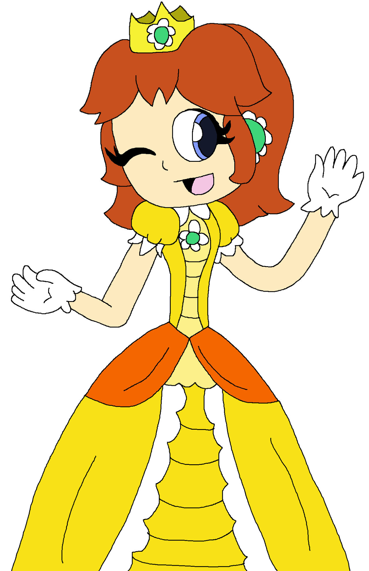 Princess Daisy Jack Hedgehog By Johnv2004 On Deviantart