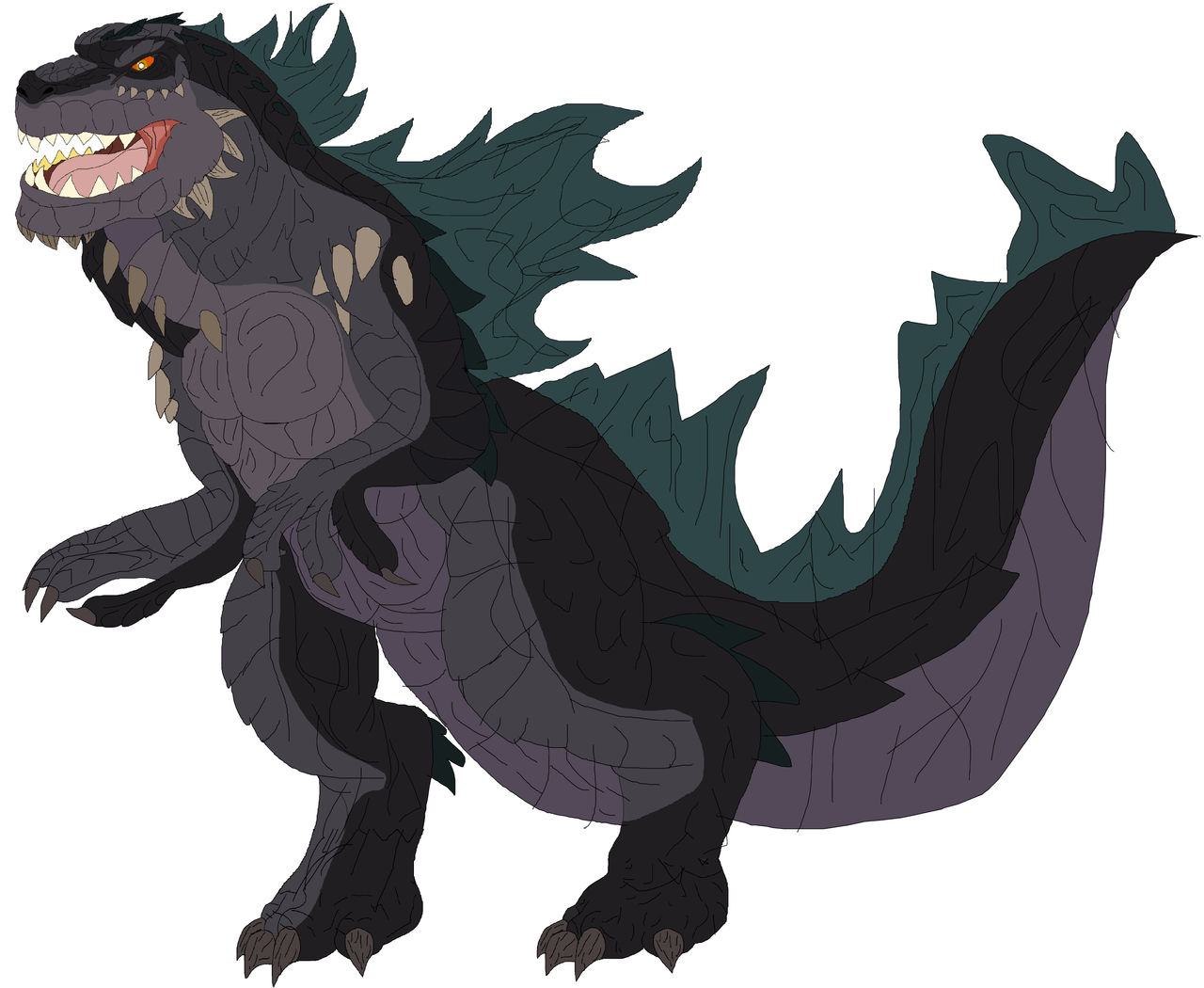 Drawing Of Zilla (My Version) by JohnV2004 on DeviantArt Drawing Of Zilla (My Version) by JohnV2004 on DeviantArt
