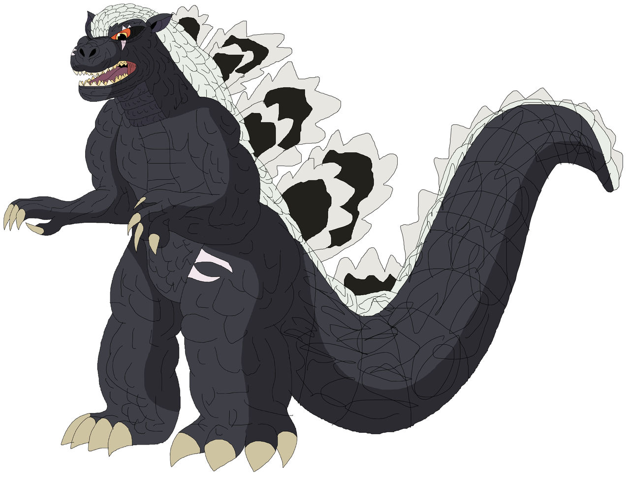 Drawing Of Godzilla Jr Adult By Johnv2004 On Deviantart