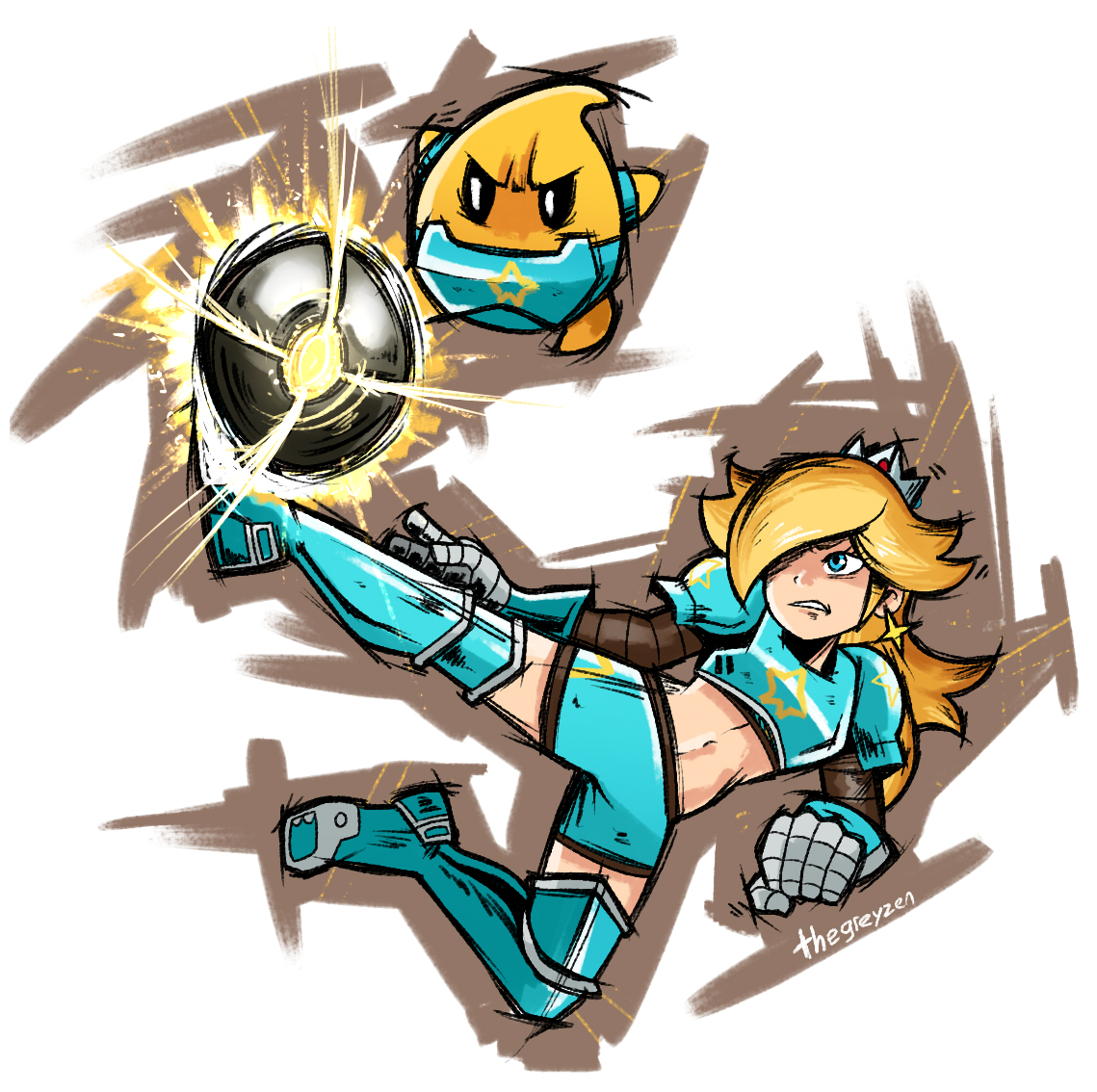 Rosalina and Luma CHARGED by thegreyzen on DeviantArt Rosalina and Luma CHARGED by thegreyzen on DeviantArt