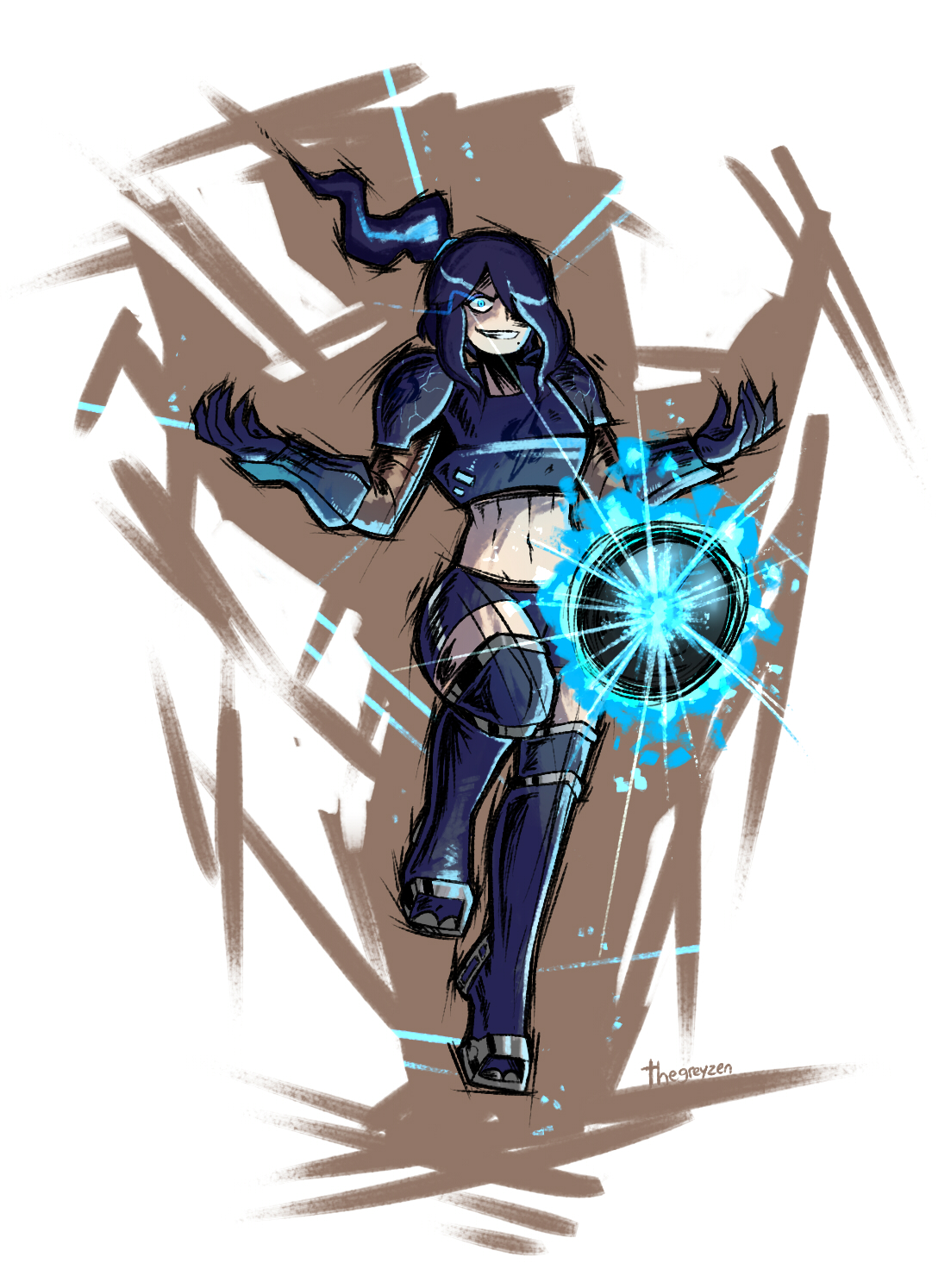Dark Samus Charged! by thegreyzen on DeviantArt Dark Samus Charged! by thegreyzen on DeviantArt