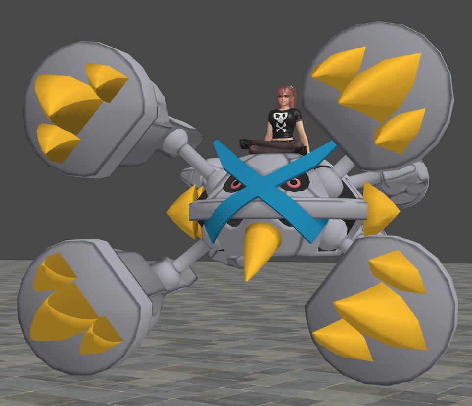 Honoka And Shiny Mega Metagross By Sporemanjake On Deviantart