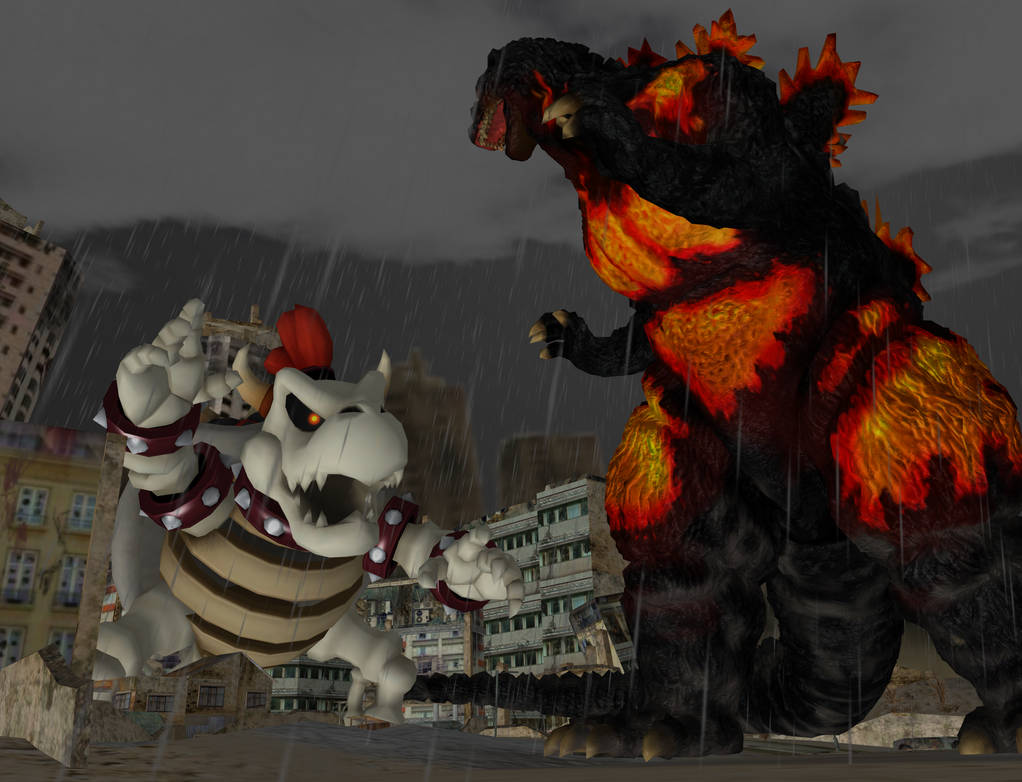 Burning Godzilla Vs Dry Bowser By Zoid162010 On DeviantArt burning-godzilla-vs-dry-bowser-by-zoid162010-on-deviantart