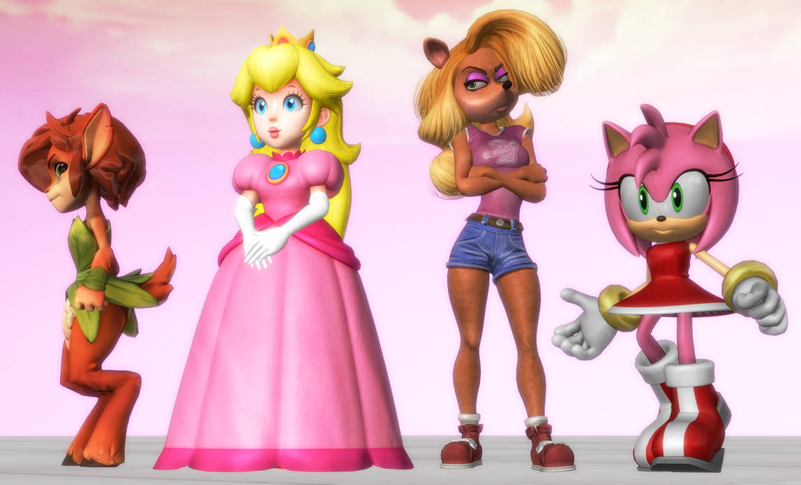Mario X Sonic X Crash X Spyro Heroes Loves By Sporemanjake On Deviantart