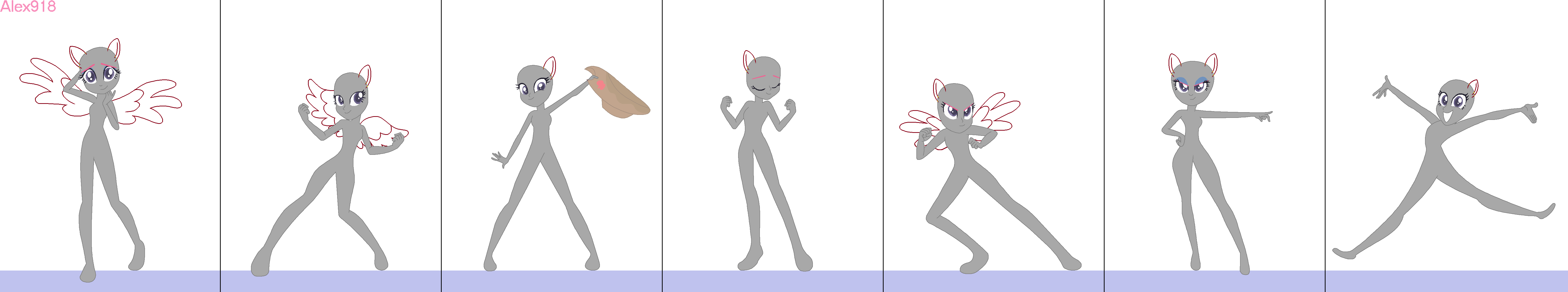 Mlp Eg Group Transformation Base By Fluttershy918 On Deviantart