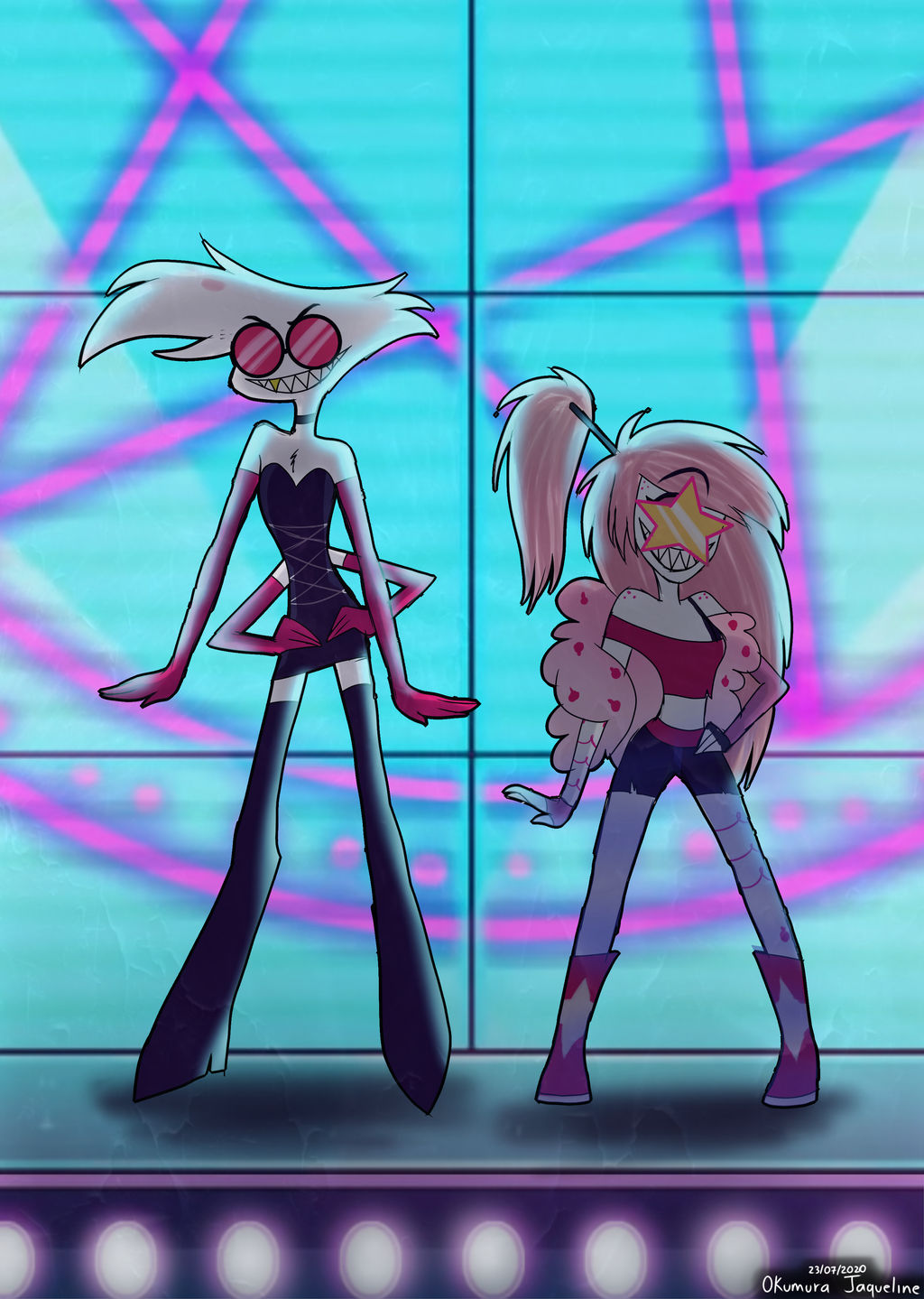 Addict Angel Dust And Cherri Boom By Okumurajaqueline On Deviantart