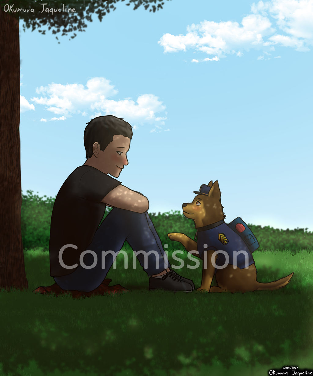 Commission Paw Patrol Chase By Okumurajaqueline On Deviantart