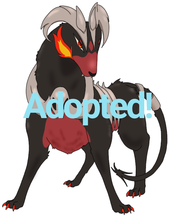 Gotcha adopt: paradox houndoom by wolfgirltk on DeviantArt Gotcha adopt: paradox houndoom by wolfgirltk on DeviantArt