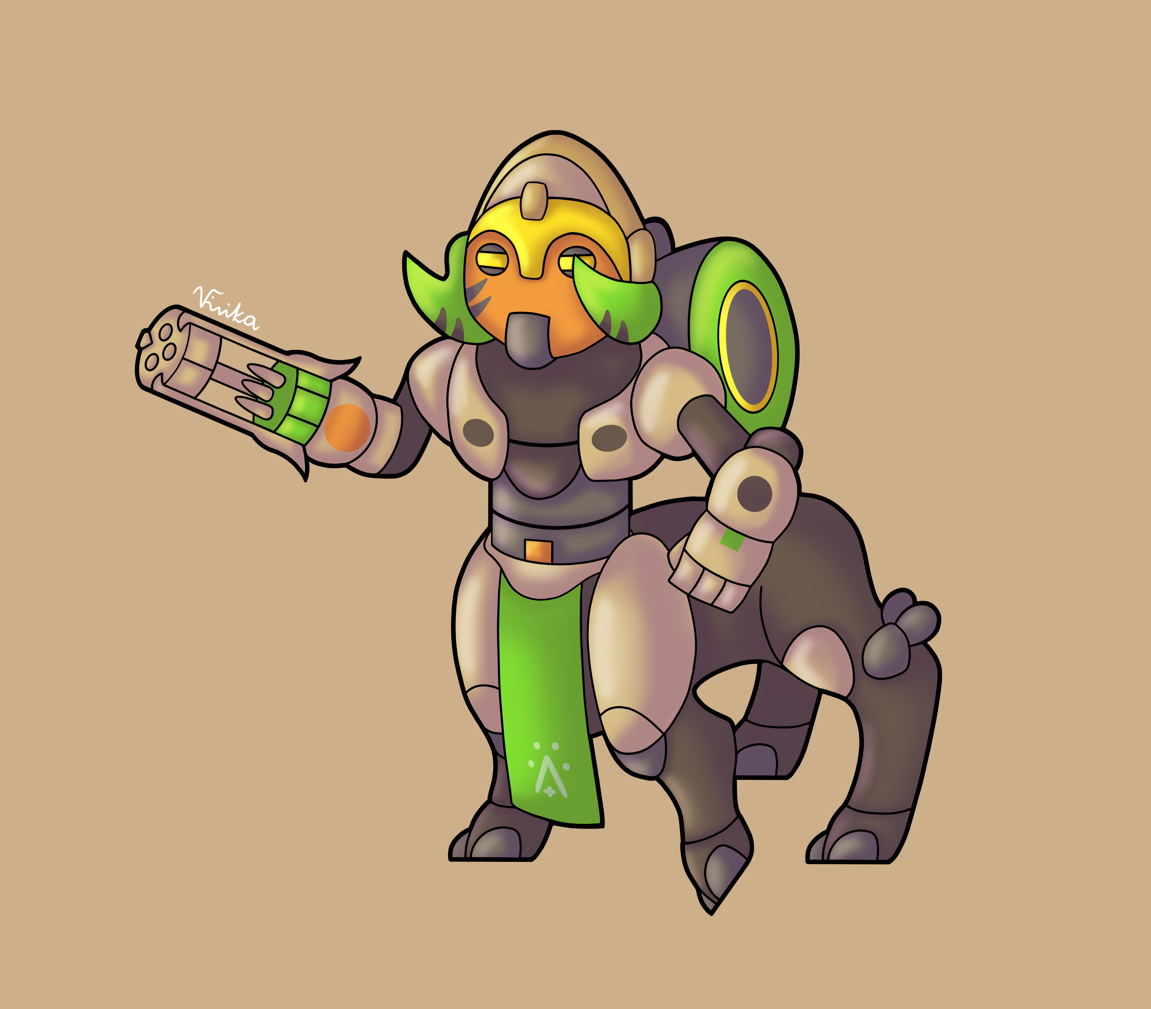 Orisa From Overwatch By Virikathewolf On Deviantart