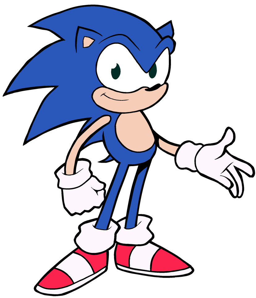 Classic Sonic Modern Sonic Designs Combined By Pantscooladventure On Deviantart