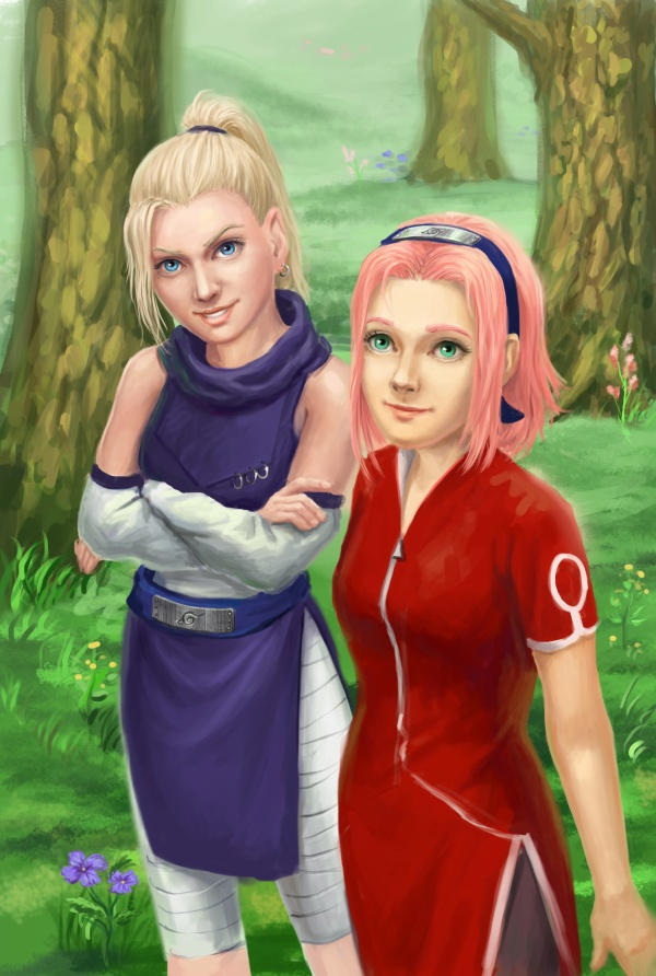 Ino And Sakura By Sikarbi On Deviantart
