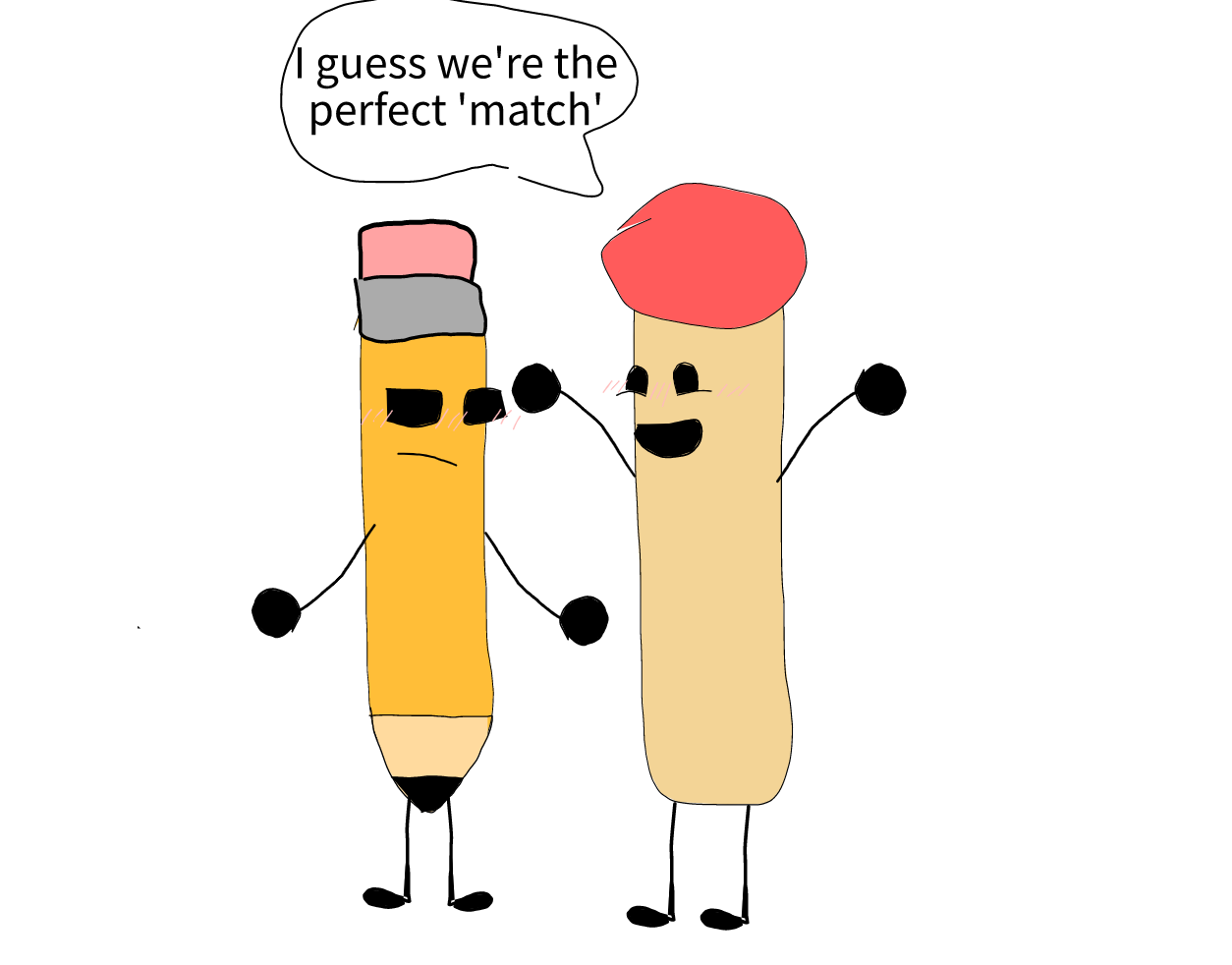 Pencil X Match Bfdi By Hungrykitty20 On Deviantart