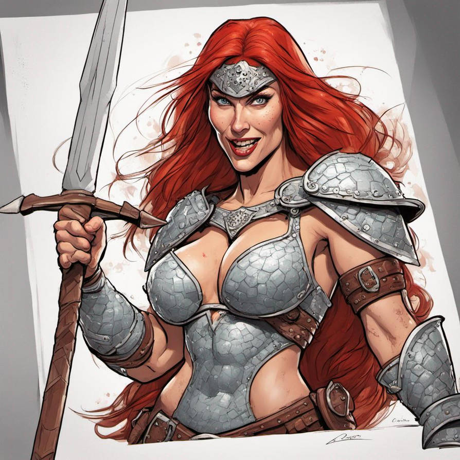 Red Sonja By Mfev On Deviantart