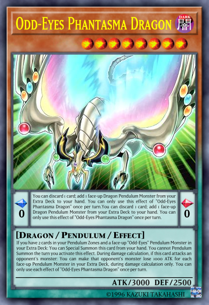 Odd Eyes Phantasma Dragon By Nhociory On Deviantart