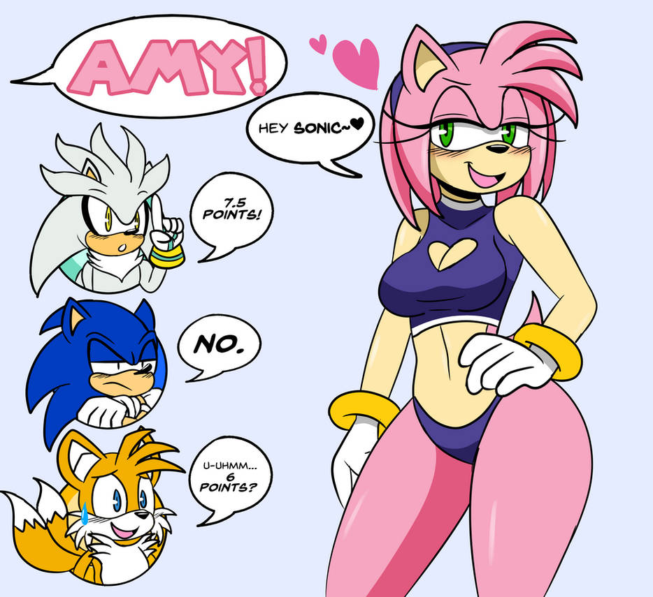 Swimsuit Contest Amy By Darkwolfrekt123 On Deviantart