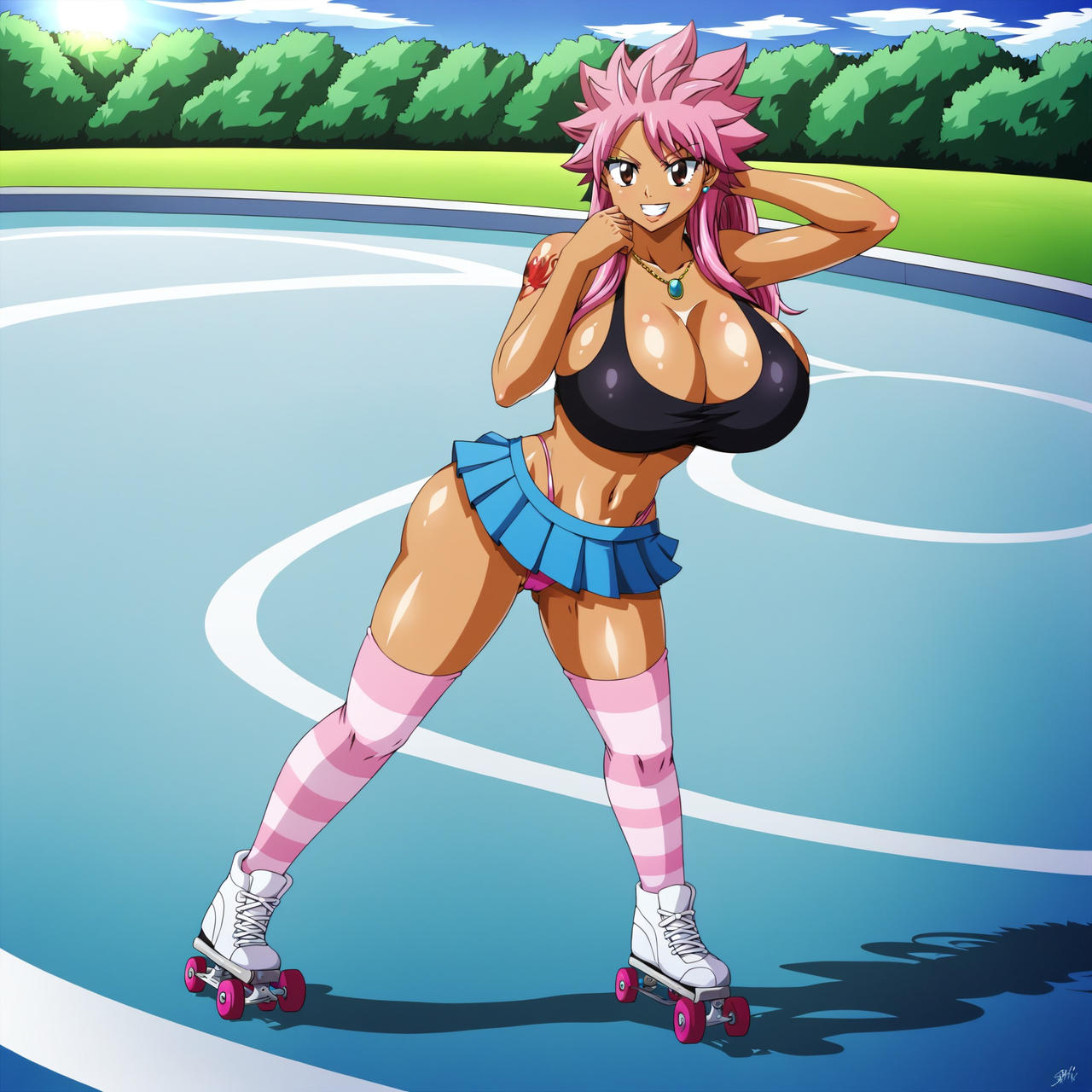 Skater Girl Natsu (TG) by Amandalefey on DeviantArt Skater Girl Natsu (TG) by Amandalefey on DeviantArt