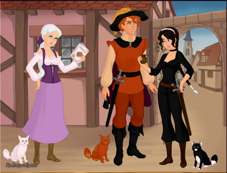 Puss In Boots Au The Adventures Of Puss And Kitty By Black07911 On Deviantart