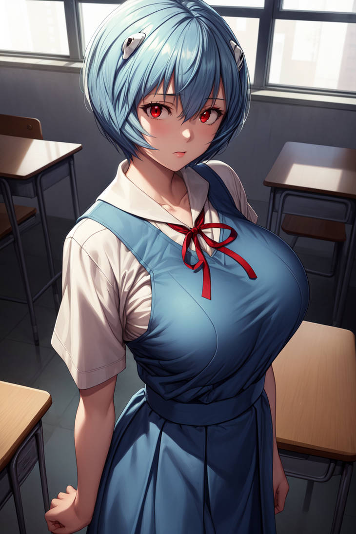 Ai Generated Rei Ayanami 6 By Turamarth14 On Deviantart